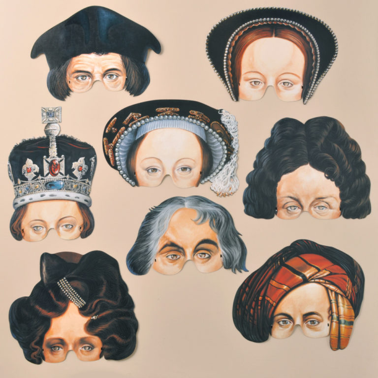 R469: National Portrait Gallery Party Masks - Mamelok