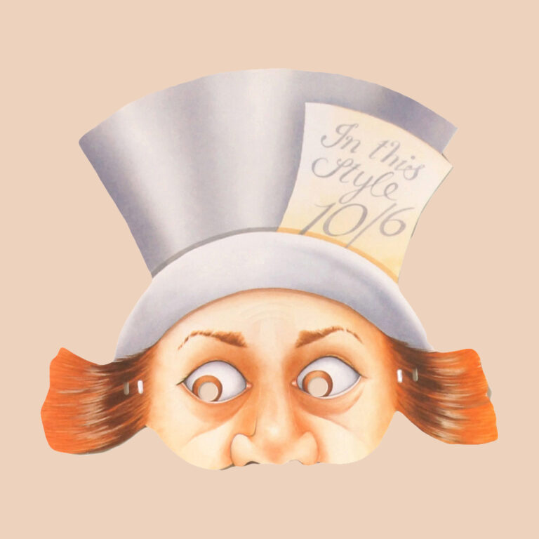 Mad Hatter Party Mask - Mamelok